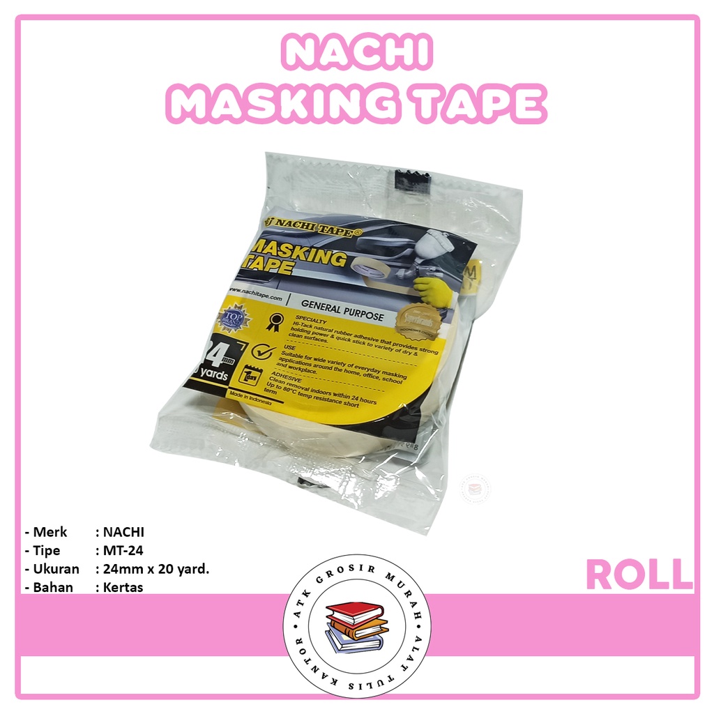 Jual NACHI - Masking Tape - Roll | Shopee Indonesia