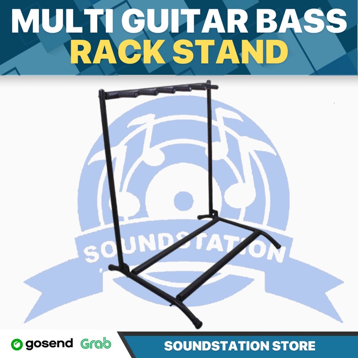 Jual MULTI GUITAR BASS RACK STAND | Stand Gitar Isi 5 & 7 LK552 ...