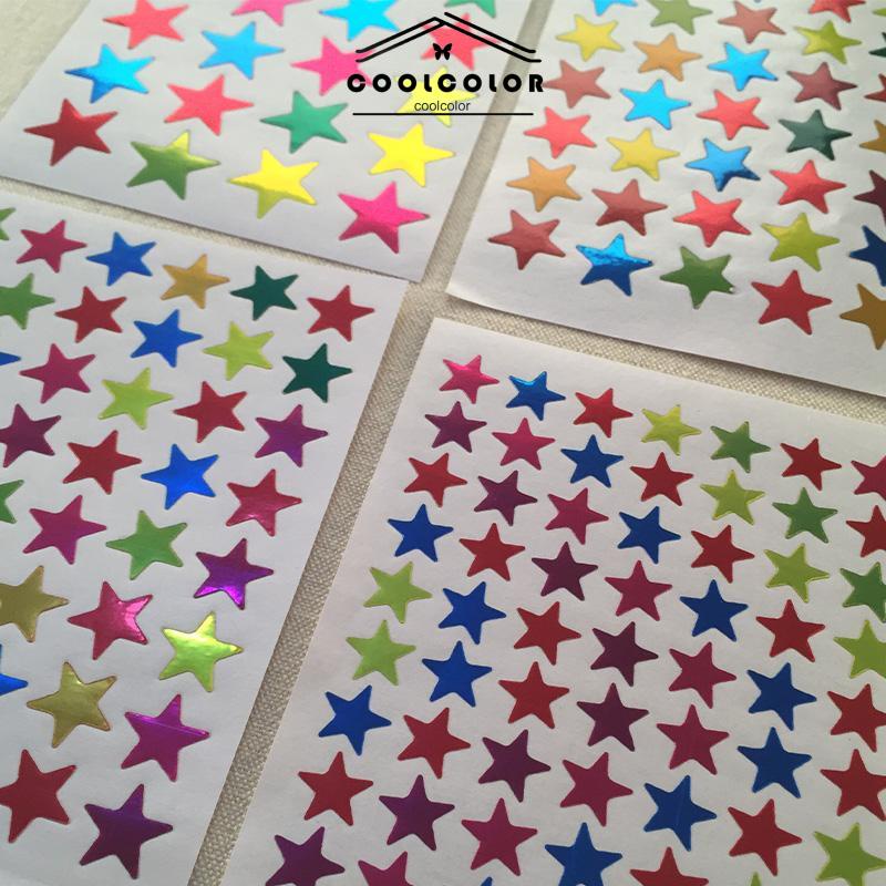Jual COD ️10 Lember Sticker Bintang Reward Star Stiker Bintang Besar ...