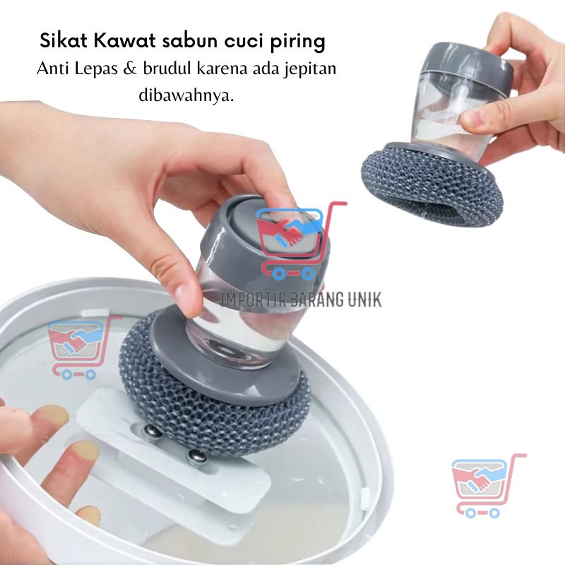 Jual IMB -E311- Sikat Kawat -Spons Serabut Alumunium - Dispenser Tabung ...