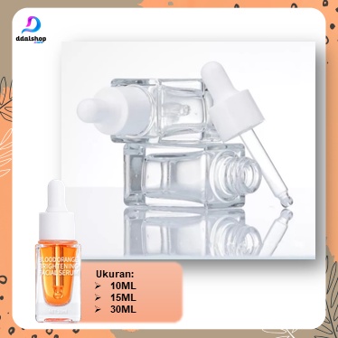 Jual Botol Kaca Tetes Serum Essence Kosong Pipet Bottle 10ml 15ml 30ml ...