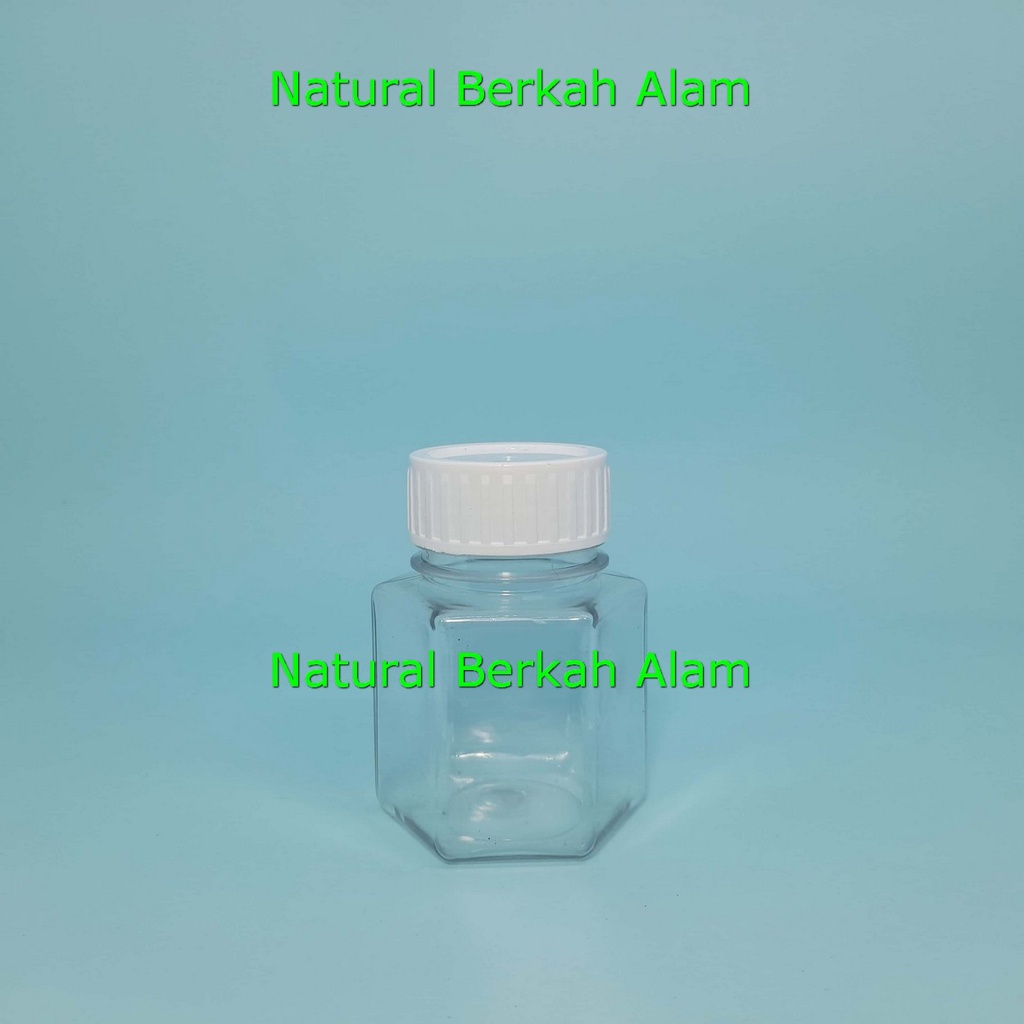 Jual Botol PS 180 Ml Hexagonal Natural Neck 45 + Plug / Botol Obat ... Jual Botol PS 180 Ml Hexagonal Natural Neck 45 + Plug / Botol Obat ...