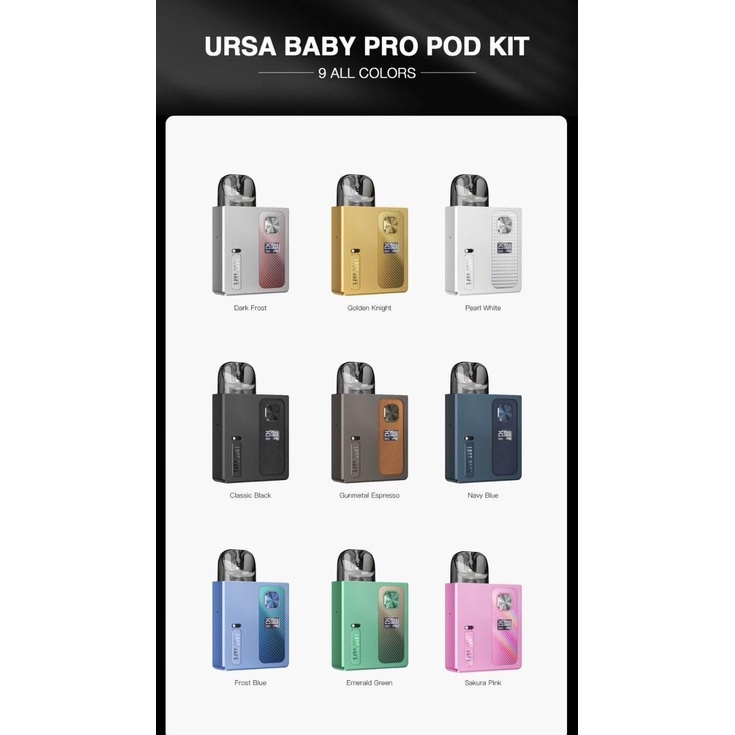 Jual DEVICE URSA BABY PRO POD KIT NEW SERIES LOST VAPE URSA BABY PRO ...
