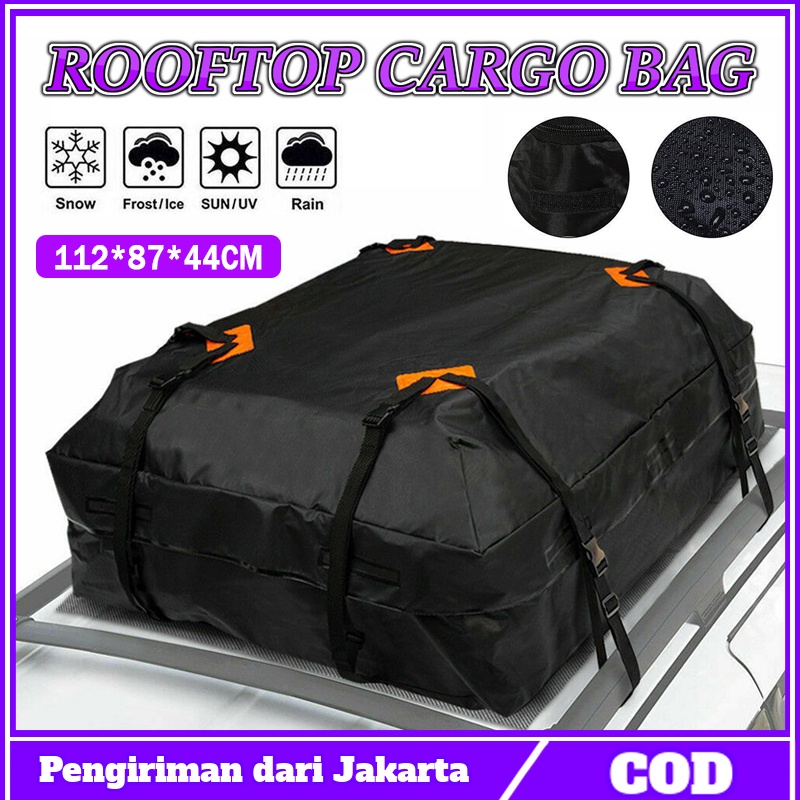 Jual 【siap】425L Roof Rack Bag 112*87*44CM Roof Bag Car Top Carriers ...