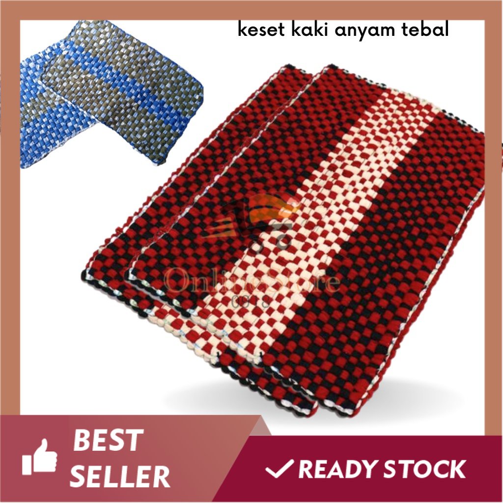 Jual OS -H107- Keset Kain Anyam - Keset Lantai Anyam - Keset Kaki Kain ...