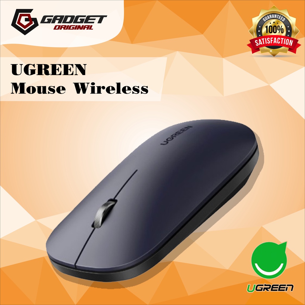 Jual UGREEN Mouse Wireless Bluetooth Dual Mode Koneksi Silent Click 2 ...