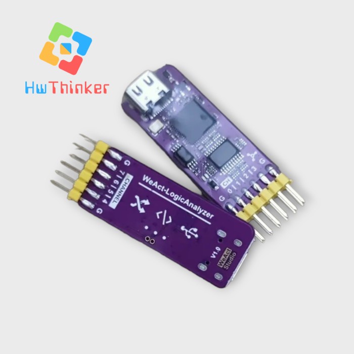 Jual WeAct USB Logic Analyzer DLA Mini 24Mhz 8ch 8 Ch Channel Debug ...