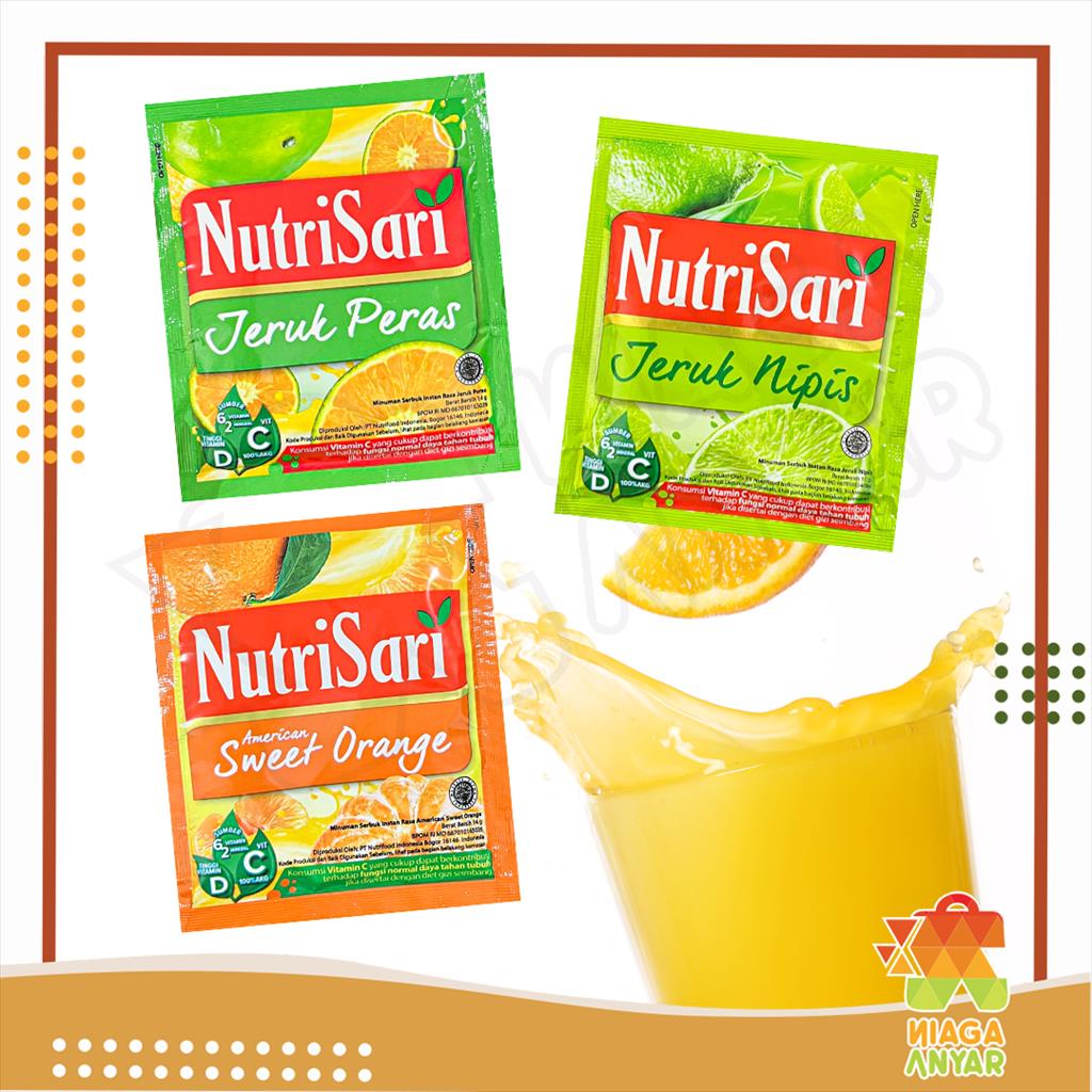 Jual NAS NutriSari Minuman Serbuk Instan Sachet Satuan / Minuman Buah ...