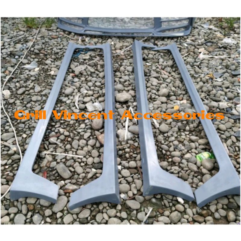 Jual Bodykit sideskirt kiri kanan innova Luxury Body kit samping inova ...