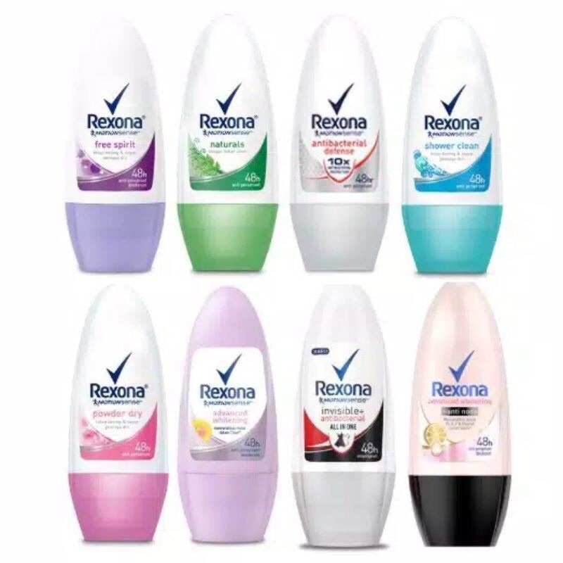 Jual Rexona Roll On 45ml All Varian / Deodoran Rexona Cewek 45ml / TK | Shopee Indonesia