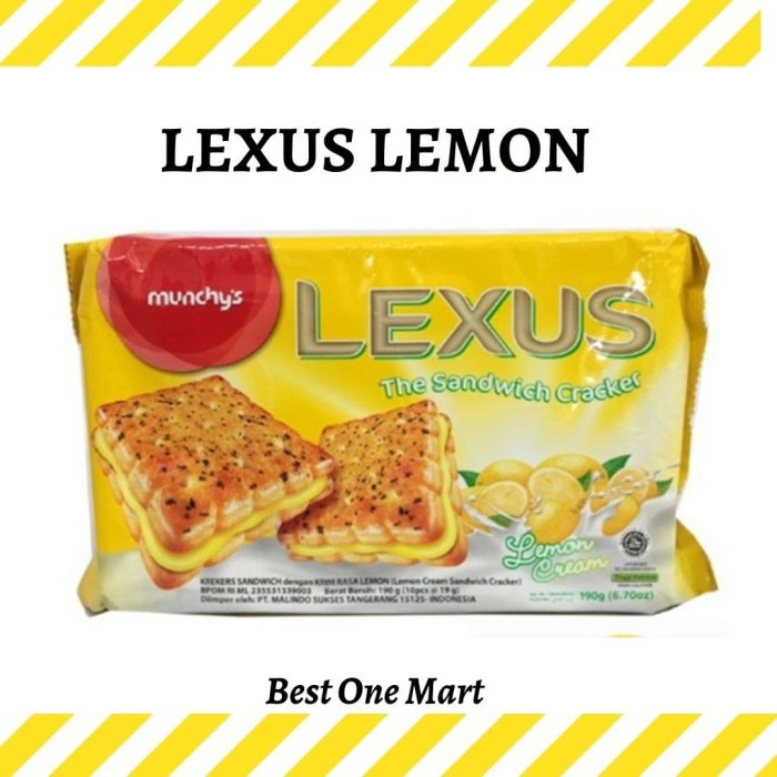 Jual [CJ] Biskuit Lemon Lexus Munchy's / Munchys Lexus Lemon | Shopee ...
