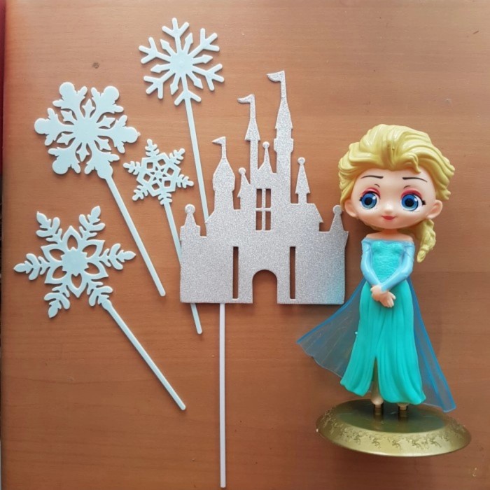 Jual cake topper elsa frozen disney/ hiasan cake figurin elsa frozen ...