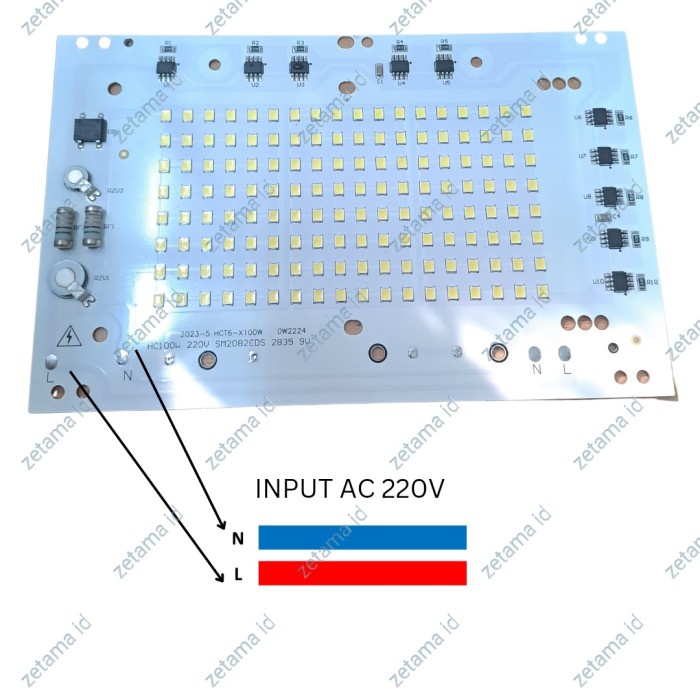 Jual Modul LED Lampu Sorot Pcb Board Mesin Lampu Sorot Refill 220V AC ...