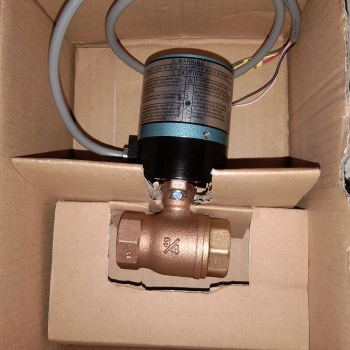 Jual motorized valve kitz kelmo 3/4" electrik ballvalve kitz kelmo 3/4 ...