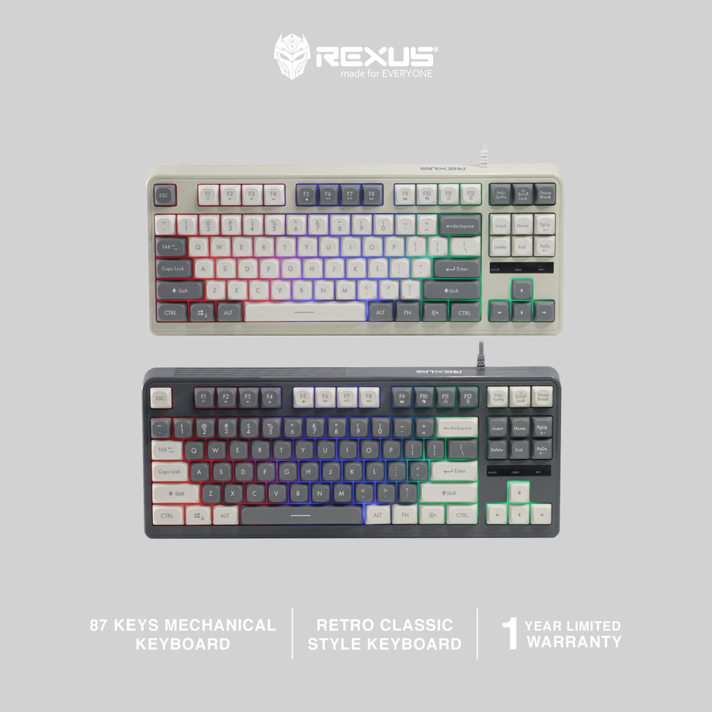 Jual Rexus Keyboard Gaming Battlefire K87M | Shopee Indonesia