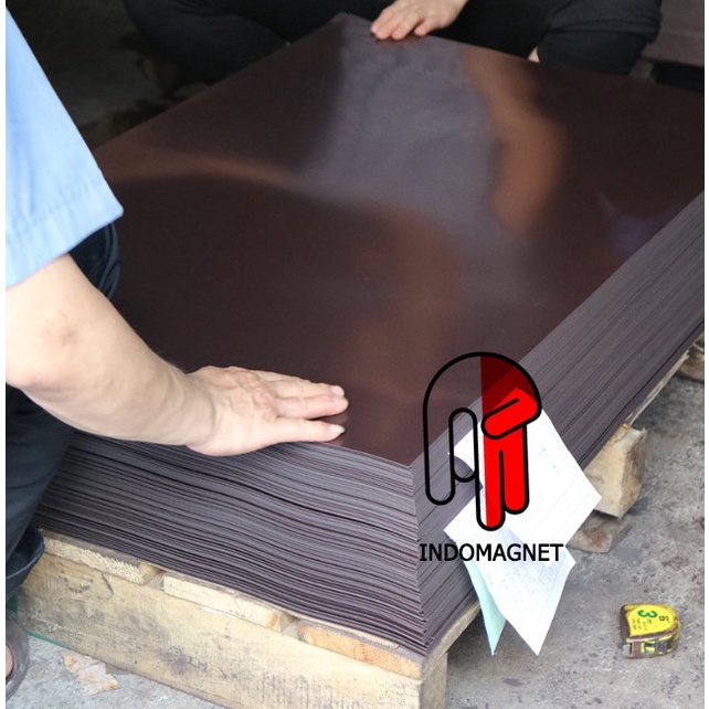 Jual Magnet Lembaran Strip Sheet Karet Rubber Size 100cm x 60cm Tebal 1mm | Shopee Indonesia