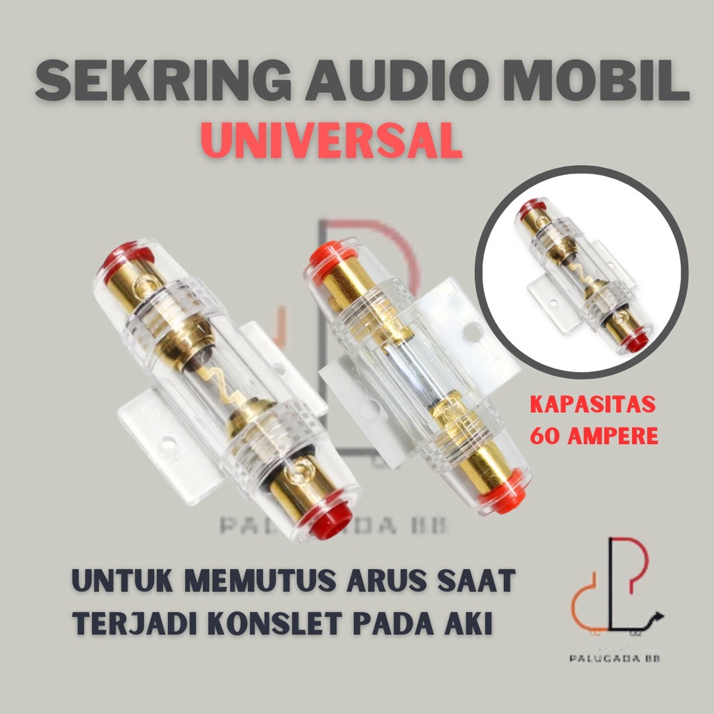 Jual Sekring Audio Mobil 60A Sekring Power Amplifier Mobil Skring ...