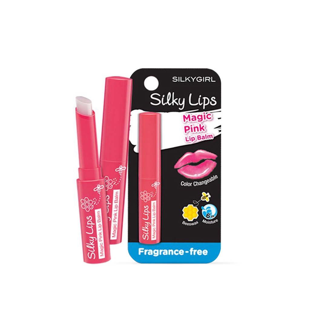 Jual [FIN'S] SILKYGIRL Magic Pink Lip Balm Fragrance Free [FIN'S ...