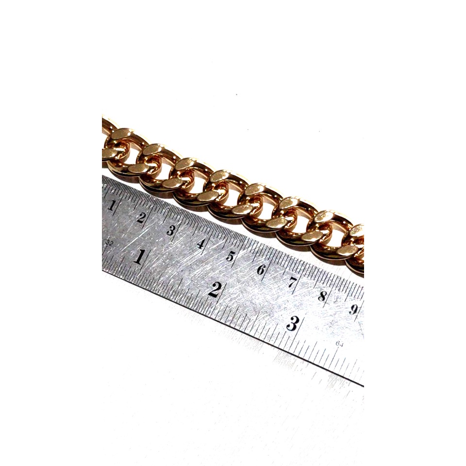 Jual Rantai Besi besar lebar 15 mm tebal warna emas muda - 1 meter ...