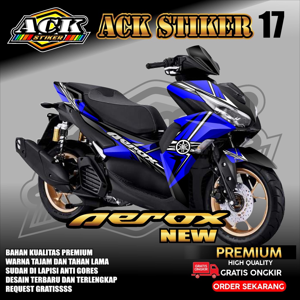 Jual DECAL STICKER DEKAL STIKER FULL BODY YAMAHA AEROX 155 NEW 2021 ...