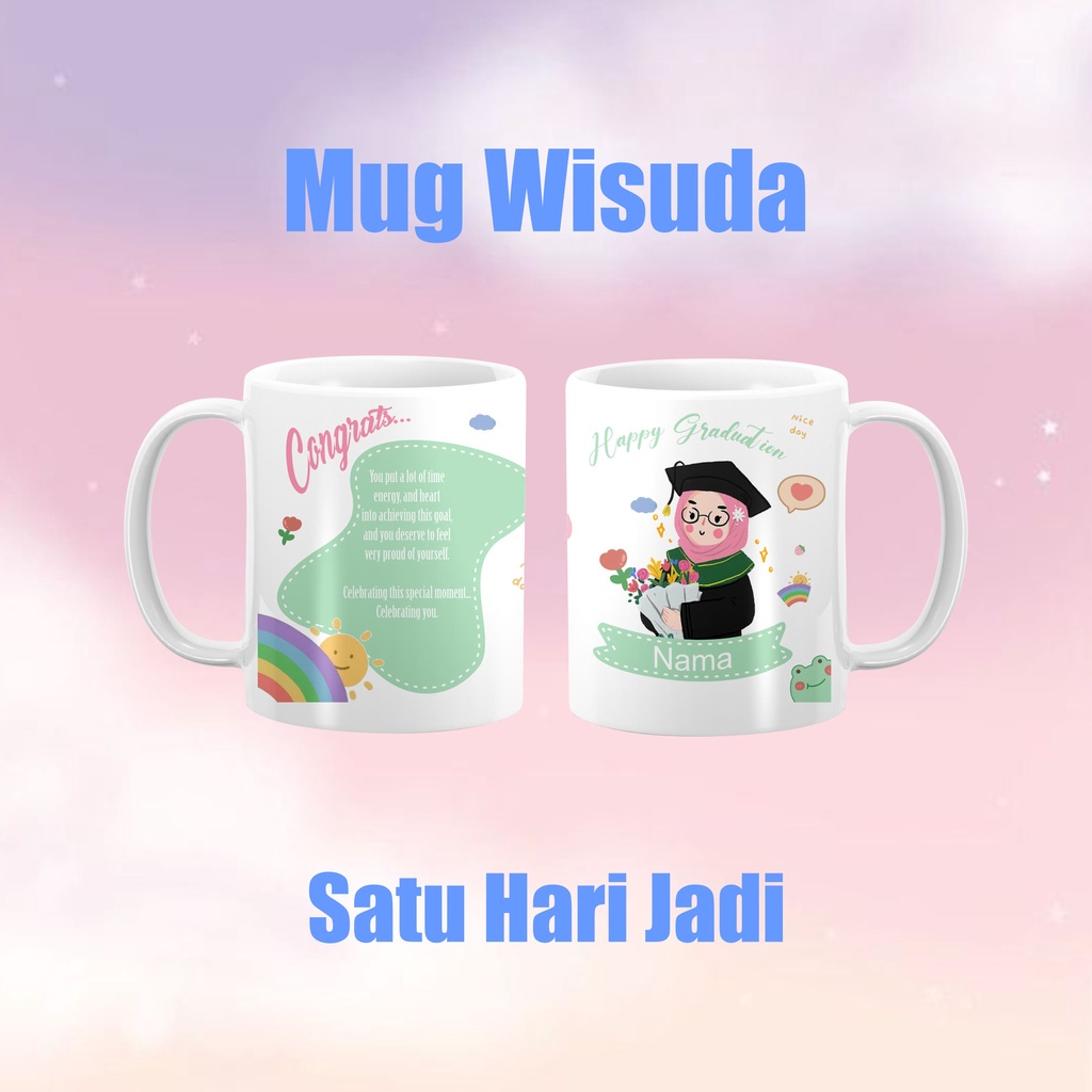 Jual Mug Custom | Hadiah Wisuda Ulang tahun | Souvenir | Shopee Indonesia