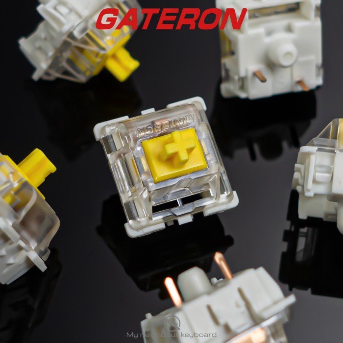 Jual GATERON KS-9 Yellow Linear Switch 3-Pin PCB Mechanical Keyboard ...