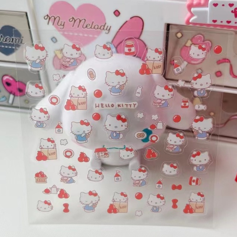 Jual Stiker Motif Kartun hellokitty melody Manis/Sticker Anti Air Momo ...