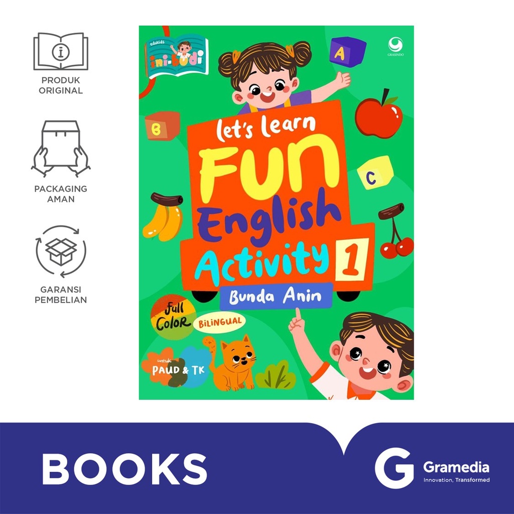 Jual Ini Budi Let'S Learn Fun English Activity 1 (BUNDA ANIN) | Shopee ...