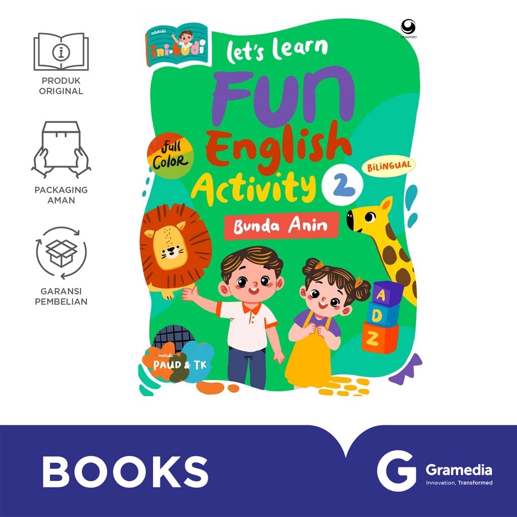 Jual Ini Budi Let'S Learn Fun English Activity 2 (BUNDA ANIN) | Shopee ...