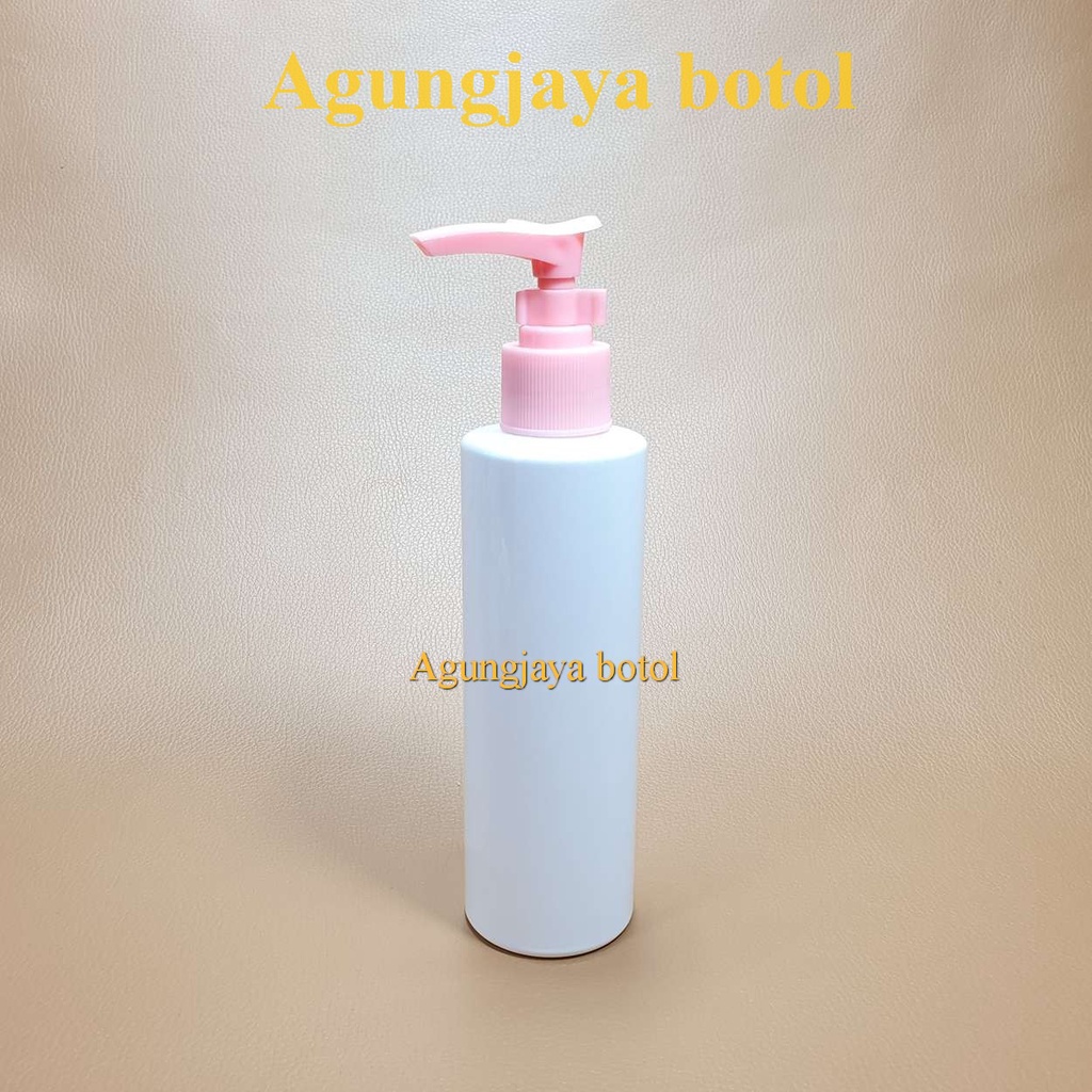 Jual Botol Pet 220 ml RF Putih Tutup Pump Lotion / Botol Plastik ... Jual Botol Pet 220 ml RF Putih Tutup Pump Lotion / Botol Plastik ...