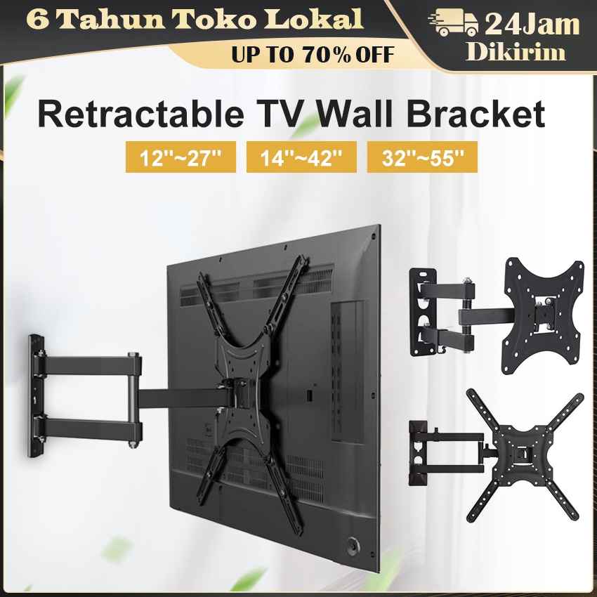 Jual Braket Pemasangan TV Dinding 12-32 Inci | Holder TV Metal ...