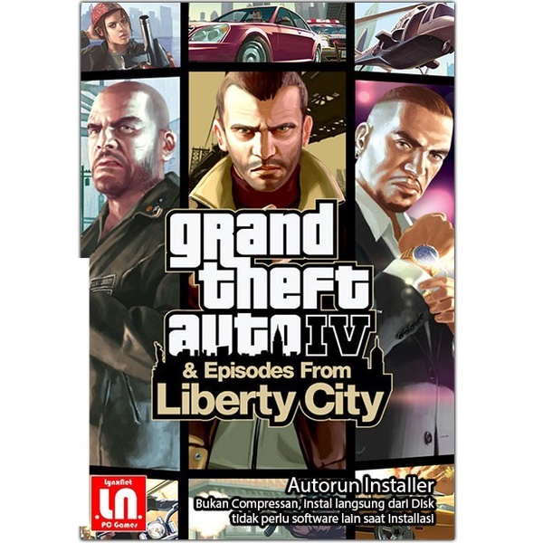 Jual Grand Theft Auto IV (4) Complate Edition - PC Game Adv Shoot - GTA ...