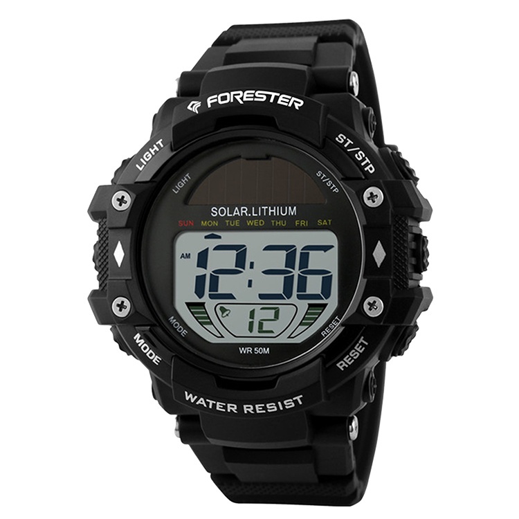 Jual JAM TANGAN PRIA FORESTER SOLAR LITHIUM JTF 2011 JAM DIGITAL SPORT ...