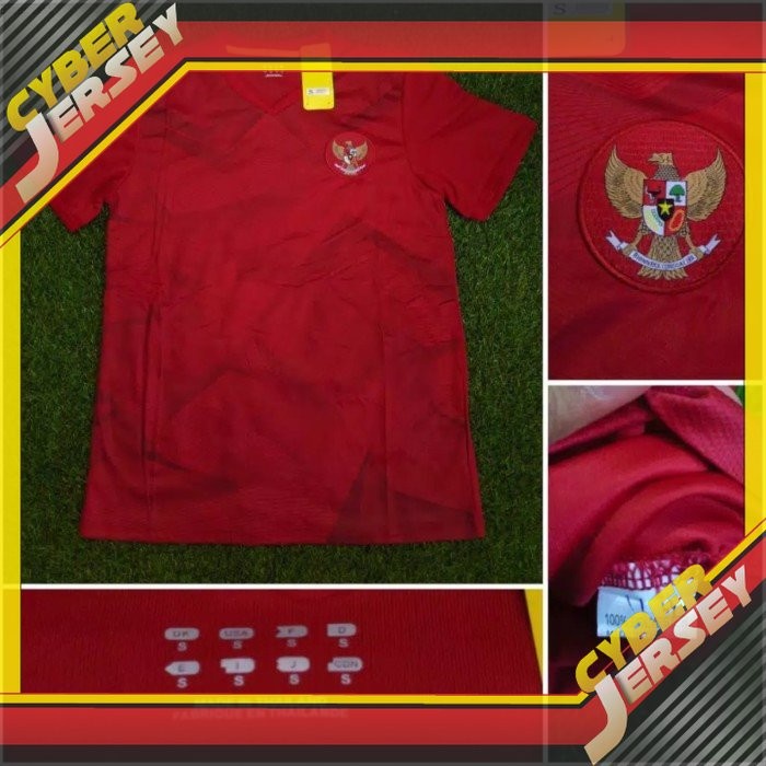 Jual JERSEY BOLA INDONESIA TRAINING MERAH 2021/2022 GRADE ORI | Shopee ...