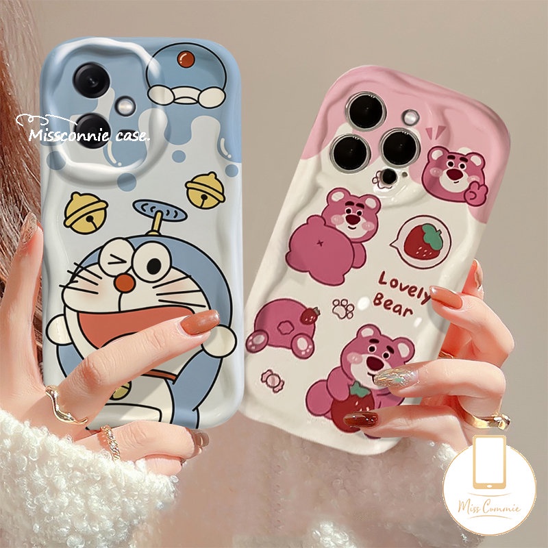 Jual Doraemon Lucu 3D Wavy Curved Edge Case Iphone 7 Iphone 8 7 Plus 8 ...