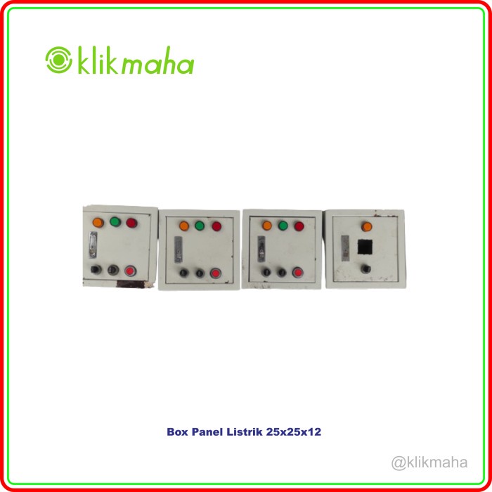 Jual Box Panel Listrik 25x25x12 Indoor Asahi Dilengkapi Pilot Lamp ...