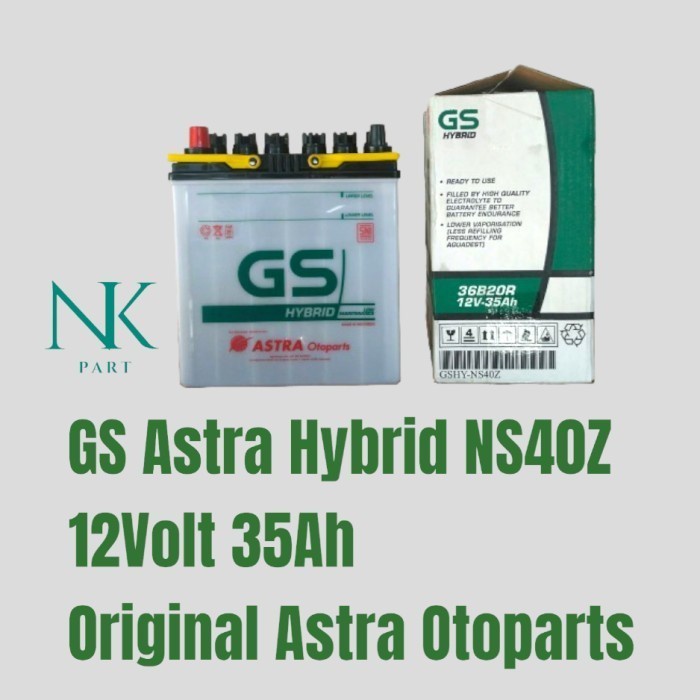 Jual Aki Mobil Toyota Avanza, Rush, Raum GS Astra Hybrid NS40Z 35Ah | Shopee Indonesia