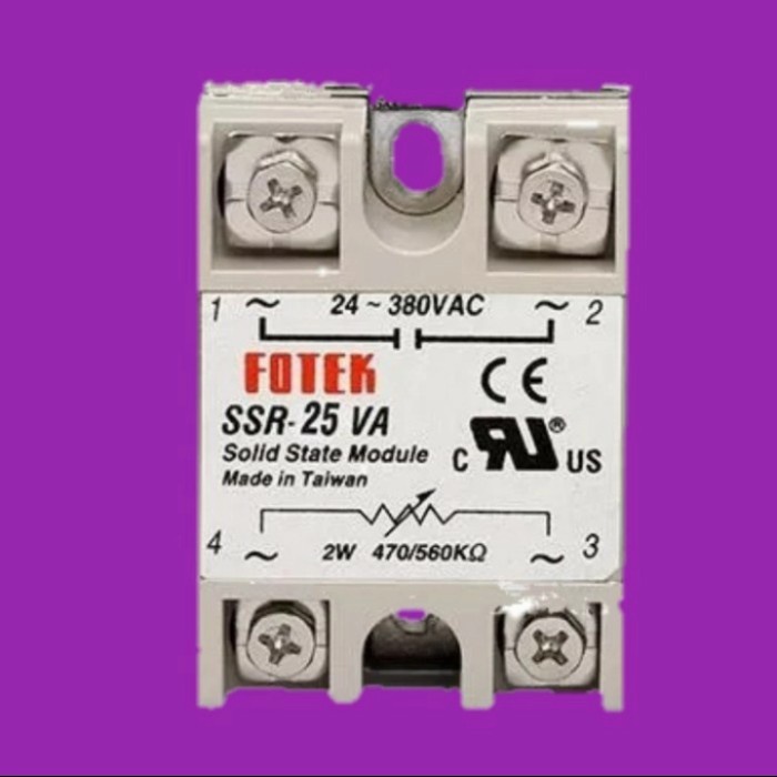 Jual Solid State Relay Fotek SSR-25 VA / SSR 25 VA 25 Amper Termurah | Shopee Indonesia