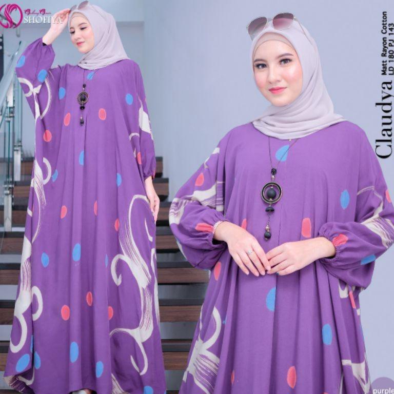 Jual Kaftan Lukis Premium Claudya Busui Super Jumbo | Shopee Indonesia