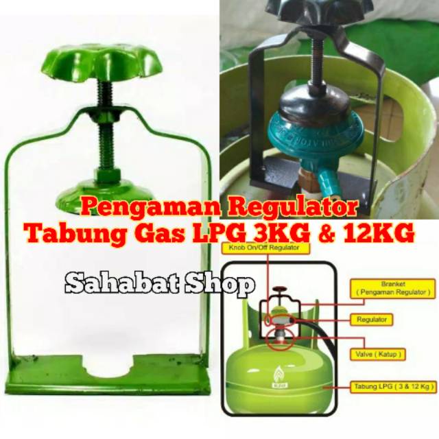 Jual ALAT PENGAMAN PENGUNCI REGULATOR TABUNG GAS LPG 3KG 5KG 12KG ...