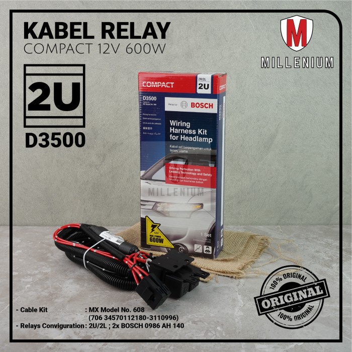 Jual KABEL RELAY SET LAMPU BOSCH COMPACT 2 RELAY Termurah | Shopee ...