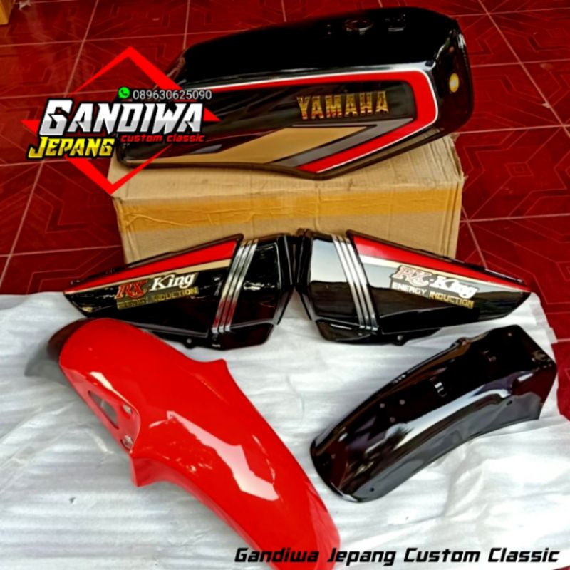 Jual Tangki Set Spakbor Box Aki Motor Yamaha Rx King Tahun 1992 1993 ...