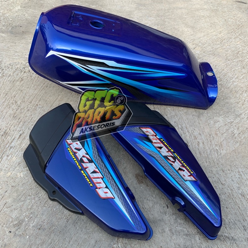 Jual Tangki Set Box Aki Motor Yamaha Rx King Biru | Shopee Indonesia