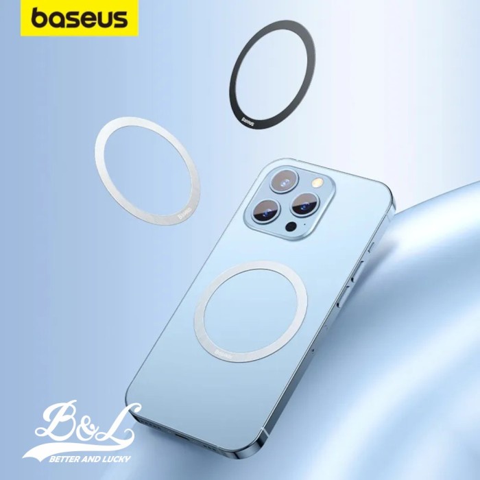 Jual BASEUS 2pcs Halo Series MAGNETIC Metal Ring For Magsafe Wireless ...
