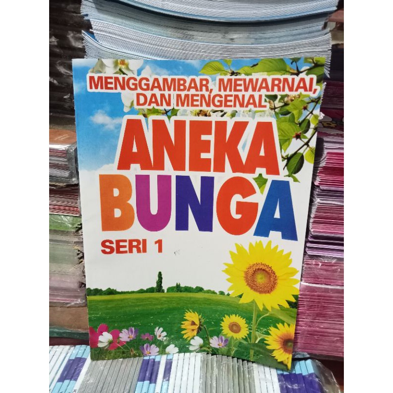 Jual Buku Menggambar Mewarnai dan Mengenal Aneka Bunga Part 1 | Shopee ...