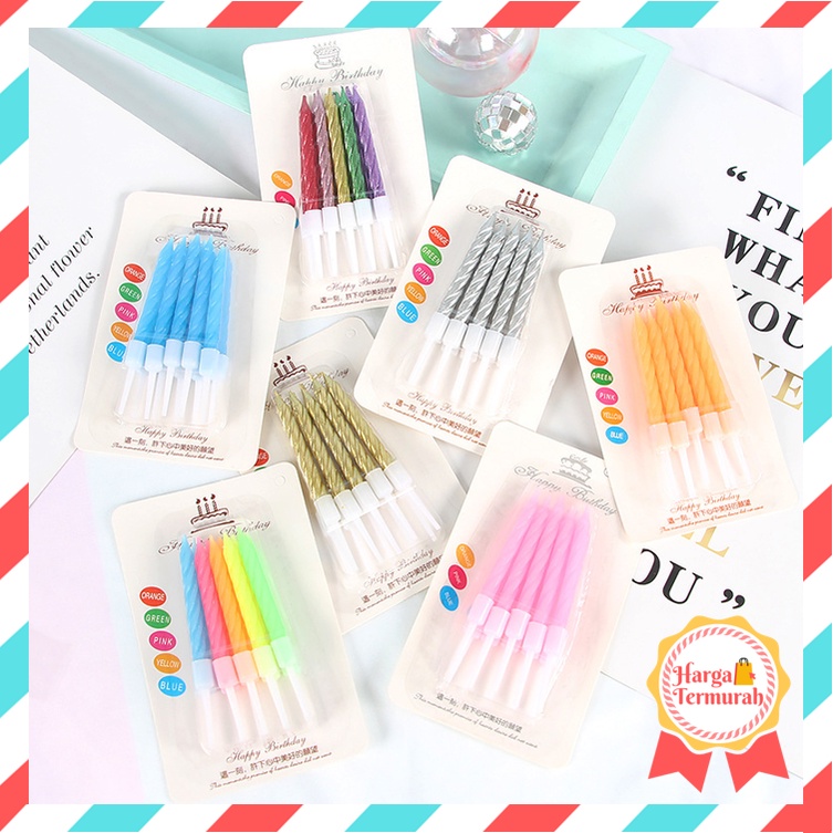 Jual Harga Termurah - Li1102 Birthday Candle Party / Set Lilin Birthday ...