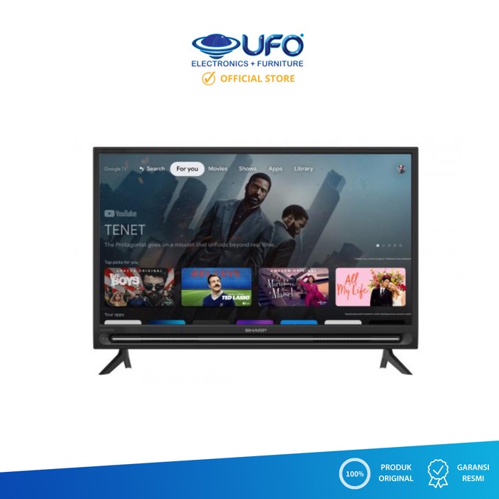 Jual Sharp 32 Inch Google LED TV HD Ready 2TC32EG1I | Shopee Indonesia