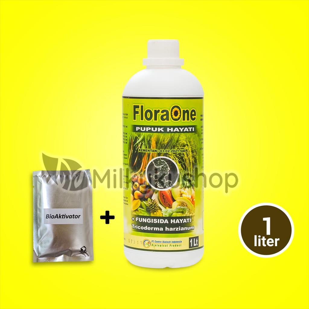 Jual PUPUK HAYATI CAIR FLORAONE TRICODERMA 1 LITER KEMASAN PABRIK | Shopee Indonesia