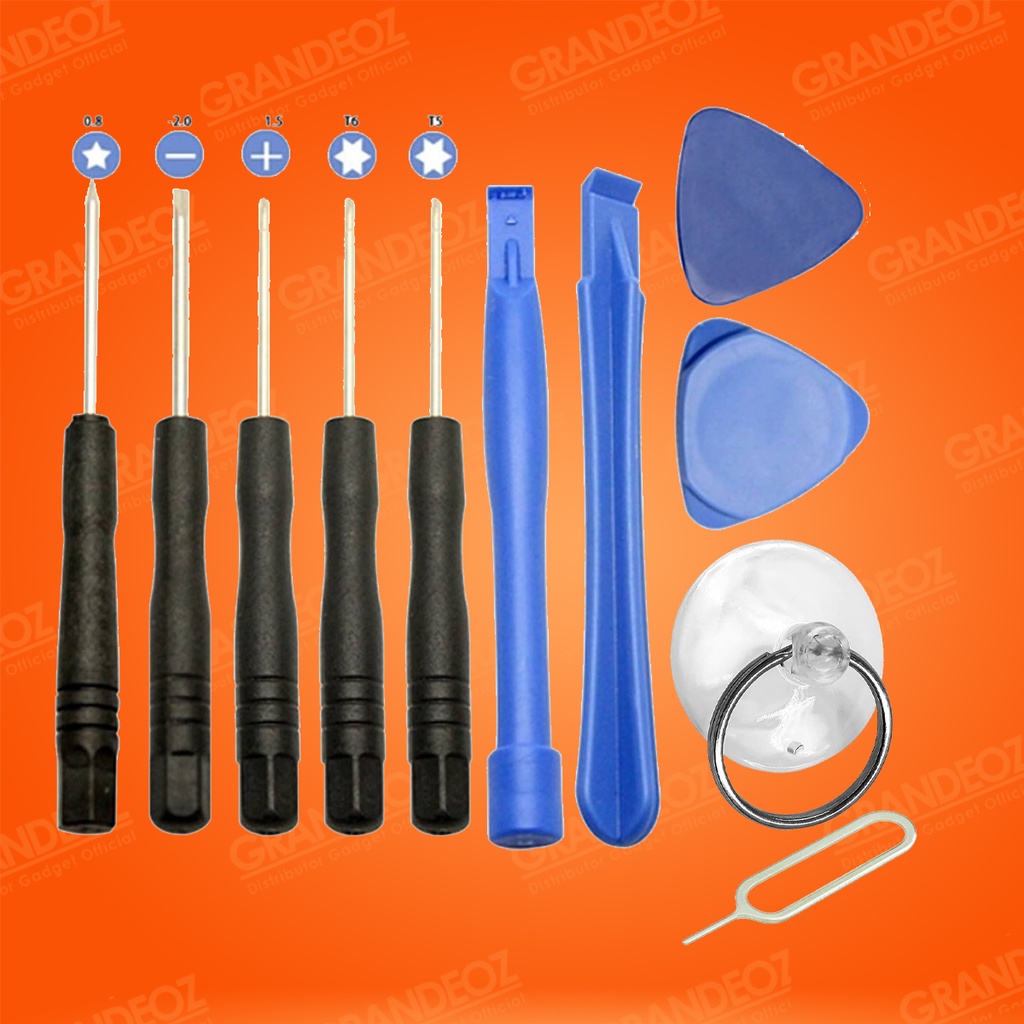 Jual 11 IN 1 OBENG ALAT PERALATAN REPARASI HP REPAIR TOOLS SET OBENG ...