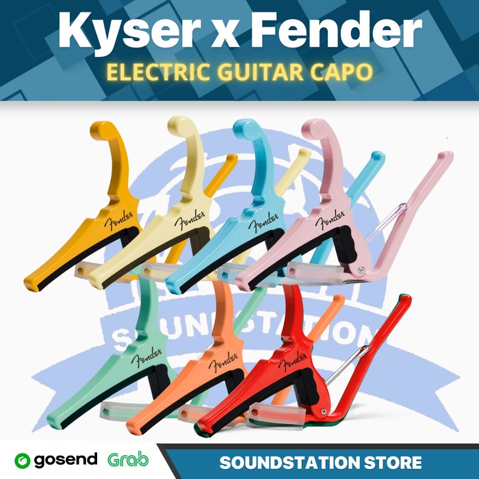 Jual KYSER X FENDER Quick Change Guitar Capo | Gitar Kapo KGEF | Shopee ...